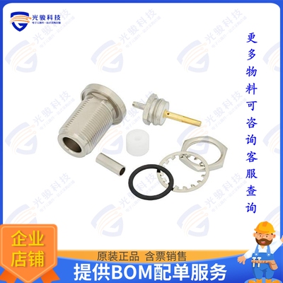PE44877 连接器N Female Bulkhead Mount Connecto