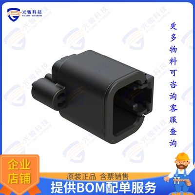 ATP04-2P-BM04 连接器2 POSITION, STRAIGHT PCB RECEPTA