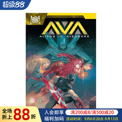 【现货】漫威漫画 异形大战复仇者 Aliens vs. Avengers 英文漫画书原版进口美漫漫画书籍