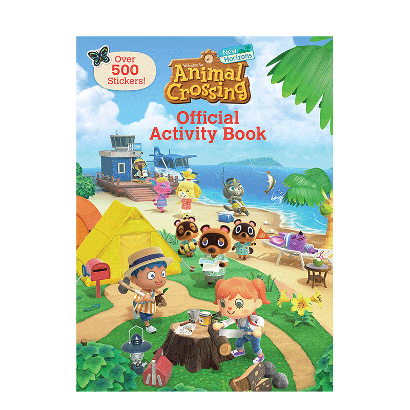 【现货】集合啦！动物森友会官方正版英语互动游戏活动手册Animal Crossing New Horizons Official Activity Book英文原版