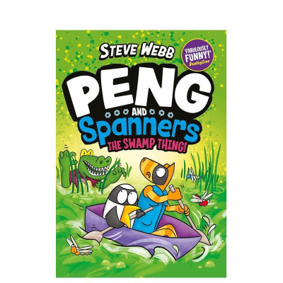【预售】企鹅小鹏与小猫史班纳#3：沼泽怪物！ Peng and Spanners: The Swamp Thing! 原版英文儿童漫画