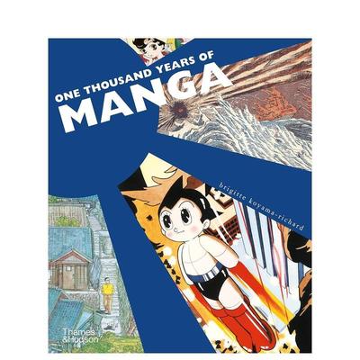 【预售】漫画千年 One Thousand Years of Manga 原版英文艺术插画原画设定集图书
