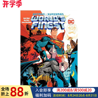 【预售】DC漫画 蝙蝠侠/超人：世界之巅 卷1：混世魔王(平装) Batman/Superman:World's Finest Vol.1 英文漫画书原版进口美漫书籍