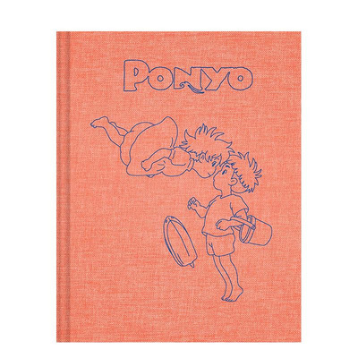 【预售】吉卜力工作室 崖上的波妞 笔记本 Studio Ghibli Ponyo Sketchbook 原版笔记本Notebook图书