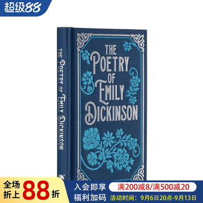 【预售】艾米莉·狄金森诗集 【Arcturus Ornate Classics】Poetry of Emily Dickinson 原版英文诗歌图书