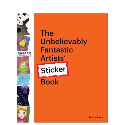 【预售】不可思议艺术家贴纸书 奈良美治 The Unbelievably Fantastic Artists’ Stickers Book 原版英文艺术画册画集图书