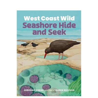 【现货】西海岸野生海滨躲猫猫 West Coast Wild Seashore Hide and Seek 原版英文儿童绘本