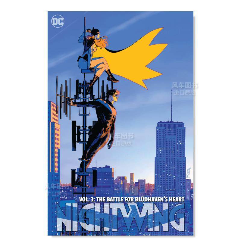 【预售】漫画夜翼3 Nightwing 3: The Battle for Bludhaven's Heart精装英文原版 DC漫画超级英雄 ...