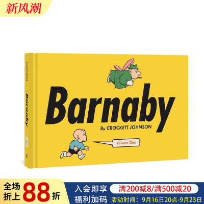 【现货】漫画家克罗克特-约翰逊 巴纳比 卷1 Barnaby: Volume One HC (BARNABY HC) 原版英文儿童绘本 进口图书