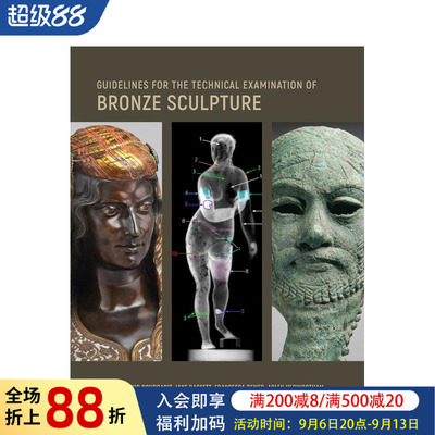 【预售】青铜雕塑技术分析指南 Guidelines for the Technical Examination of Bronze Sculpture 原版英文艺术画册画集进口图书