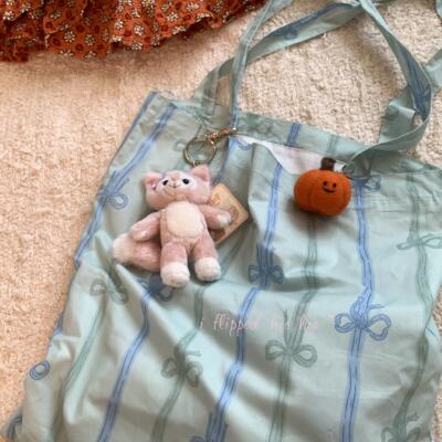 iFHHee 100%棉 薄荷马卡 原创设计 单肩随性慵懒包包布袋