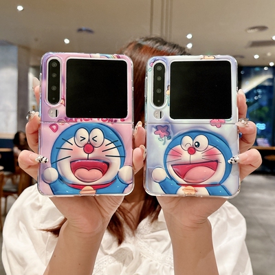 适用华为PuraX手机壳Pura X典藏版PureX保护套PuarX新款Pure阔折叠屏PurX卡通PX外壳PruaX蓝光叮当猫2025超薄