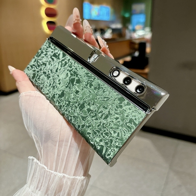 适用华为matexs2手机壳xs2折叠屏mate皮质贝壳纹matex2s保护套mtxs2电镀高级感metexs2典藏版外壳matesx2新款