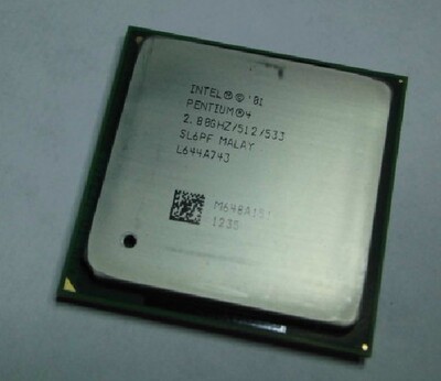 CPU2.8B 奔腾4 INTEL PENTIUMP4 2.8G/400/533MHz 478针SL6PF