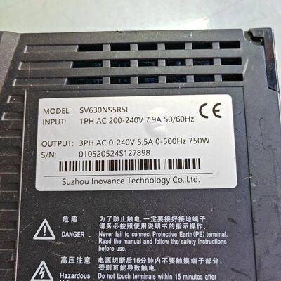 汇川伺服驱动器SV630NS5R5I 750W功率 输入电压