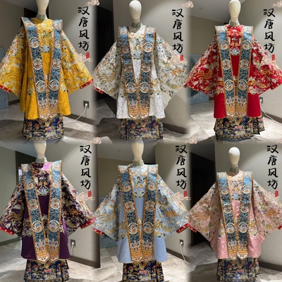 北京故宫旅拍明制汉服重工刺绣华贵轻奢款大明贵妇古装拍照写真服