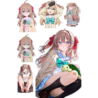 牛肉酱神经大人笔记本行李箱贴纸