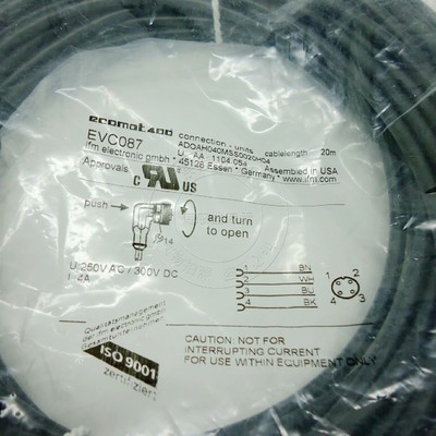 【正品原装】易福门IFM 连接线缆 EVC087 20M弯头 质保5年产品