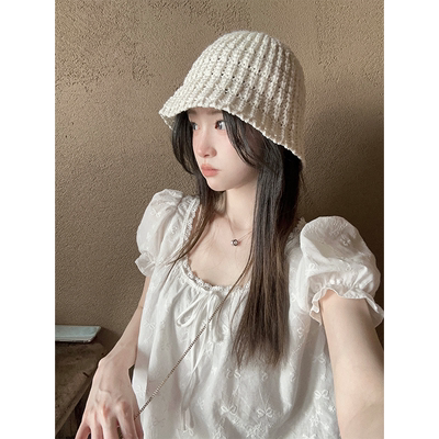 肌理感温柔刺绣衬衫女夏季新款法式浪漫花边圆领上衣白色款上上衣