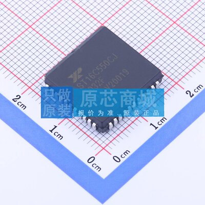 总线转UART ST16C550CJ44TR-F PLCC-44(16.59x16.59) 电子元器件
