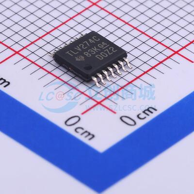 精密运放 TLV274CPWR TSSOP-14 原装正品 电子元器件配单