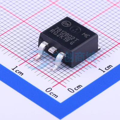 线性稳压器(LDO) MC7812BD2TR4G TO-263-2 原装 电子元器件配单