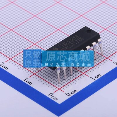 触发器 SN74LS112AN DIP-16 原装正品 电子元器件配单