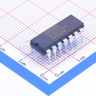 精密运放 OPA4227PA PDIP-14 原装正品 电子元器件配单