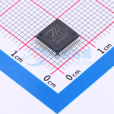 LCD驱动 TM1622B LQFP-44(10x10) 原装正品 电子元器件配单