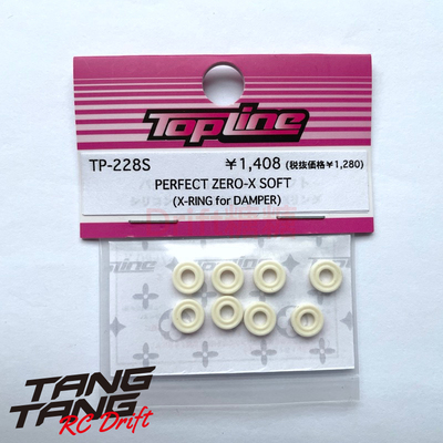 TP-228S TOPLINE TRF/YOKOMO 金属避震器用避震芯防漏X圈 8个 软