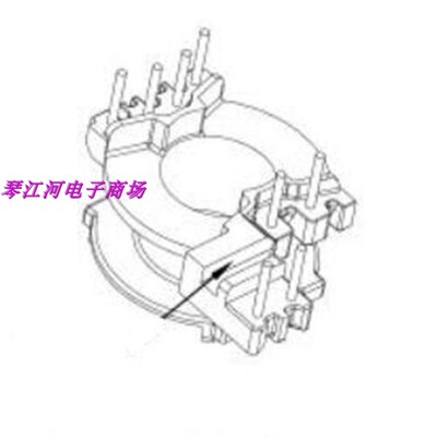 PQ2017变压器骨架高频磁芯骨架