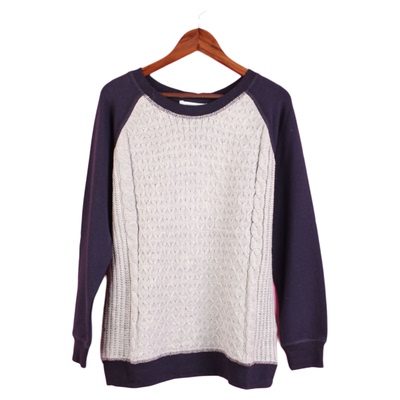 潮妈孕妇休闲针织宽松卫衣