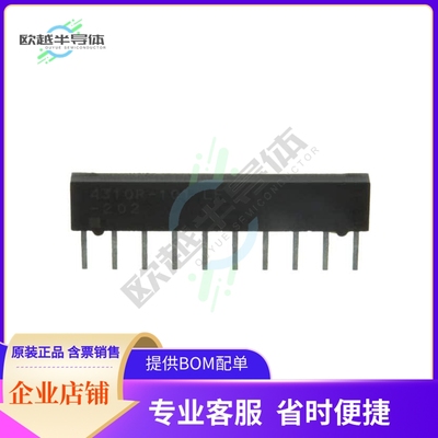 4310R-104-331/471L【RES NTWRK 16 RES MULT OHM 10SIP】
