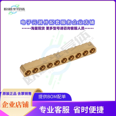 GPPC-PF-1-10-HG-ST-SL[连接器MULTI-POSITION SMPM 10 POSITION]
