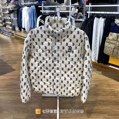 MLB正品立领男女立领百搭羽绒服