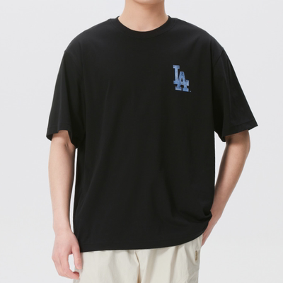 MLB正品新款夏季男女款休闲运动透气圆领宽松短袖T恤3ATST0163