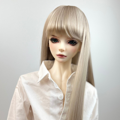 哥哥bjd娃娃假发3分刘海牛奶丝