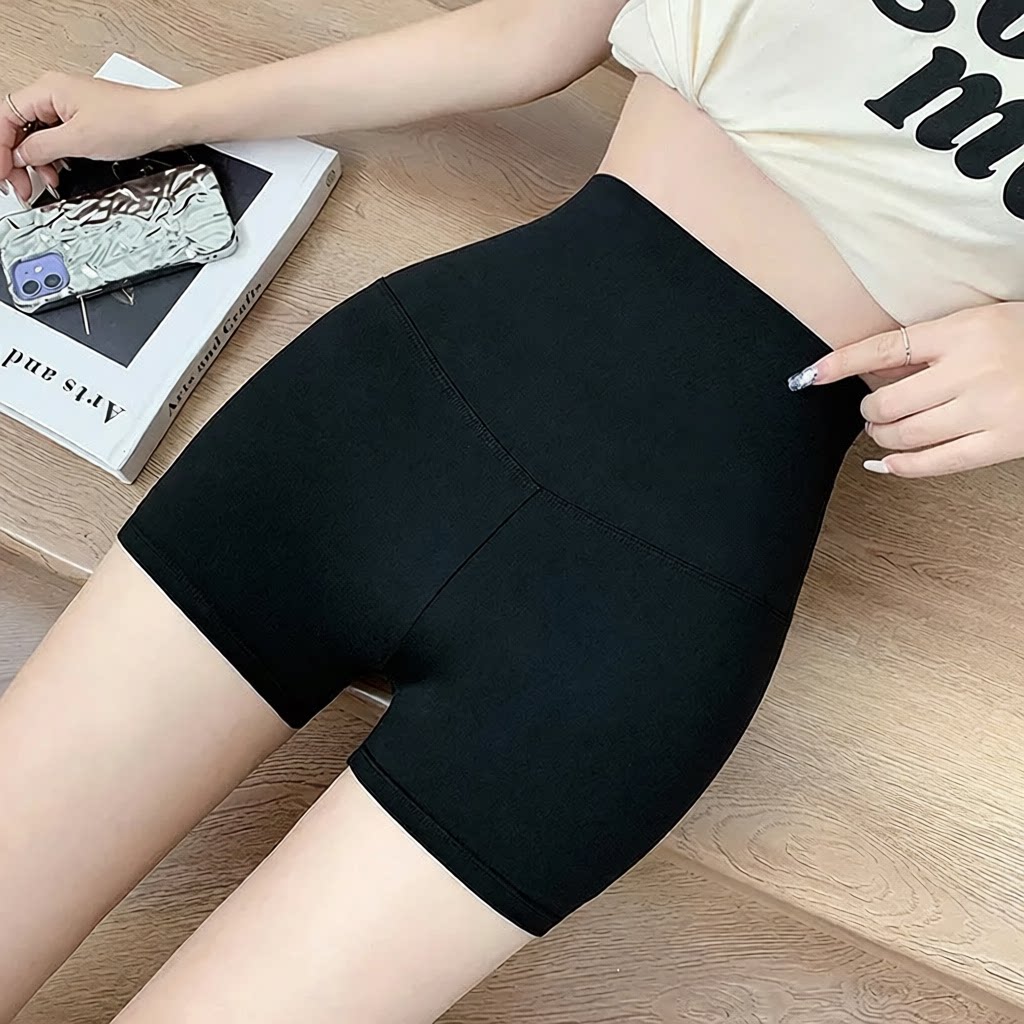 夏季外穿收腹提臀安全裤运动三分打底裤防走光薄款鲨鱼短裤女夏
