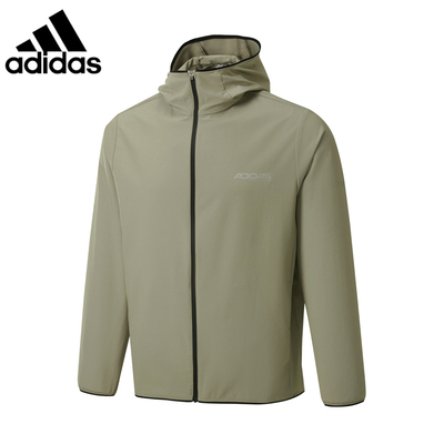 阿迪达斯运动夹克防风
