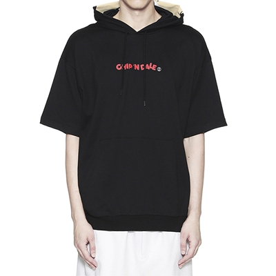 折扣促销厚实重磅T恤潮牌chocoolate连帽花栗鼠秋冬情侣宽松休闲