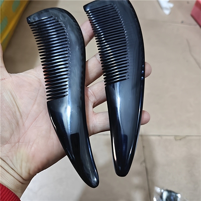 16-20厘米黑水牛角自然尾翘尾梳