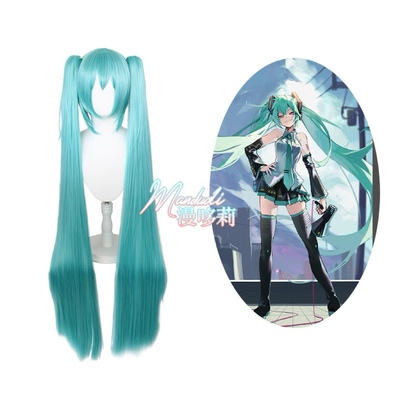 赛车初音2022cos假发ver初音交响乐未来racing MIKU双马尾cosplay