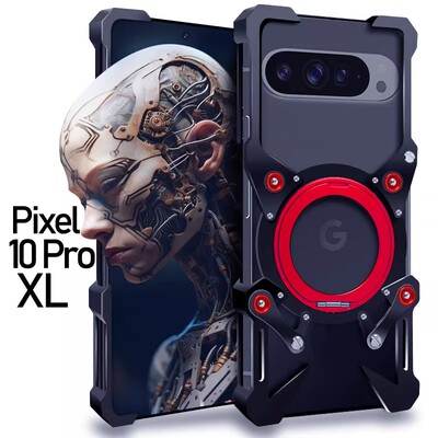 适用Google谷歌pixel10ProXL手机壳Pixel9a金属边框Pixel9Pro保护套Pixel8Pro外壳Pixel7防摔潮男