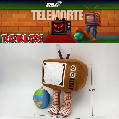 跨境新品Steal a Brainrot毛绒玩具窃取脑腐TV公仔电视机儿童礼物