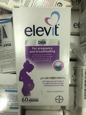 现货27年6月到期澳洲爱乐维Elevit孕妇海藻油DHA哺乳期孕期60粒