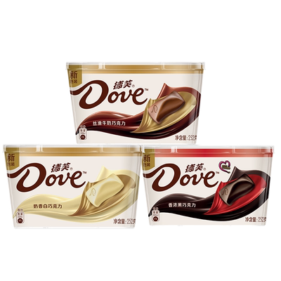 量贩装德芙碗装牛奶巧克力