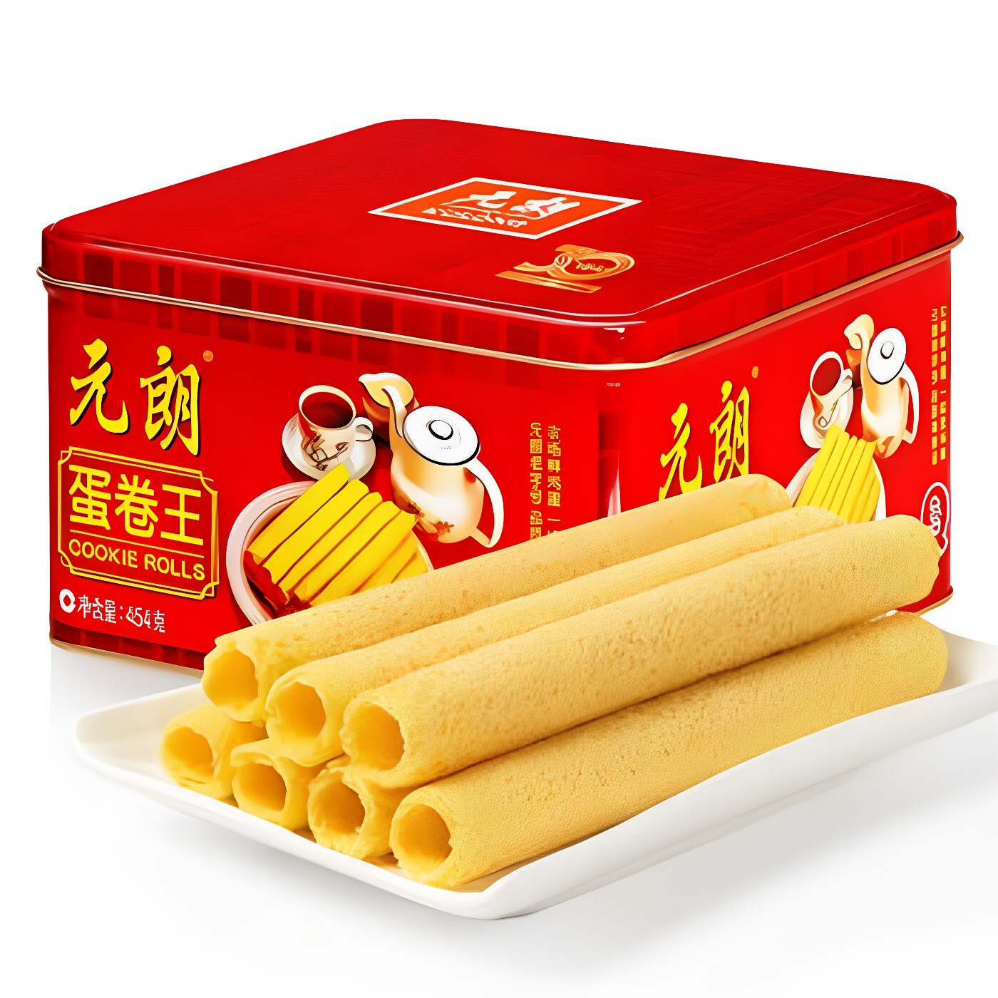 元朗原味蛋卷王454g港式零食小吃办公室休闲解馋饼干节日佳节送礼