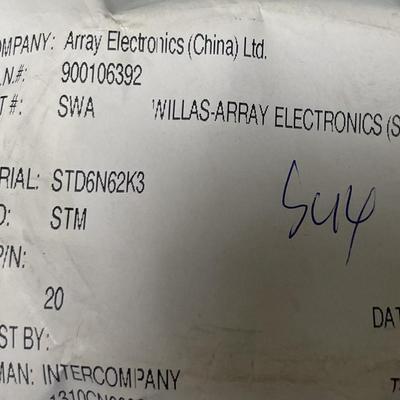 STD6N62K3 TO-252【索特尔电子芯片商城】全新可直拍