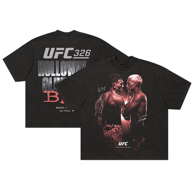UFC326主赛奥利维拉VS霍洛威 博拉略VS里德尔BMF纪念对战T恤短袖