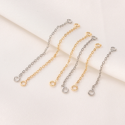 14K包金链条耳环吊坠饰品配件